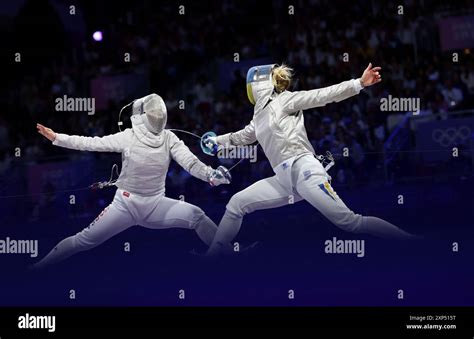 Paris France 03rd Aug 2024 Olympic Games Paris 2024 Sabre Team Women Final South Korea