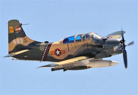 An A 1e Skyraider In Vnaf Colors Over The Chino Air Show 2014 [1 161 ×