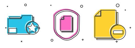 문서 폴더에 별 문서 보호 개념 및 문서를 마이너스 아이콘으로 설정합니다 벡터 1위에 대한 스톡 벡터 아트 및 기타 이미지 1위 금고 보안 장비 누름 버튼 Istock