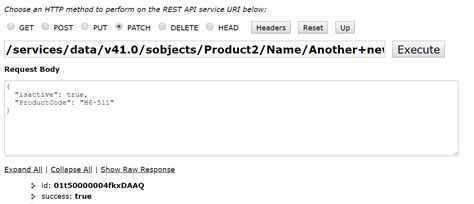 Rest Api Trying To Upsert Product2 Method Not Allowed Salesforce