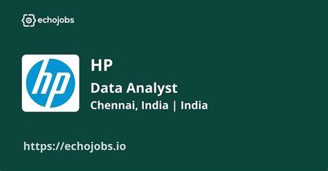 Hp Is Hiring Data Analyst Chennai India India Machine Learning