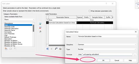 allow calculation setting on formula number and integer parameters in