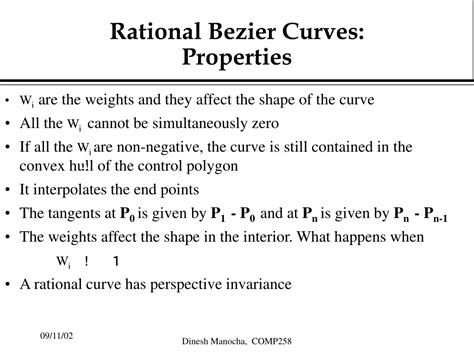 Ppt Rational Bezier And B Spline Curves In Computer Graphics Powerpoint Presentation Id9453140