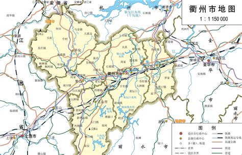 浙江衢州2区3县1市高清地图，国家级历史文化名城 谷歌卫星地图