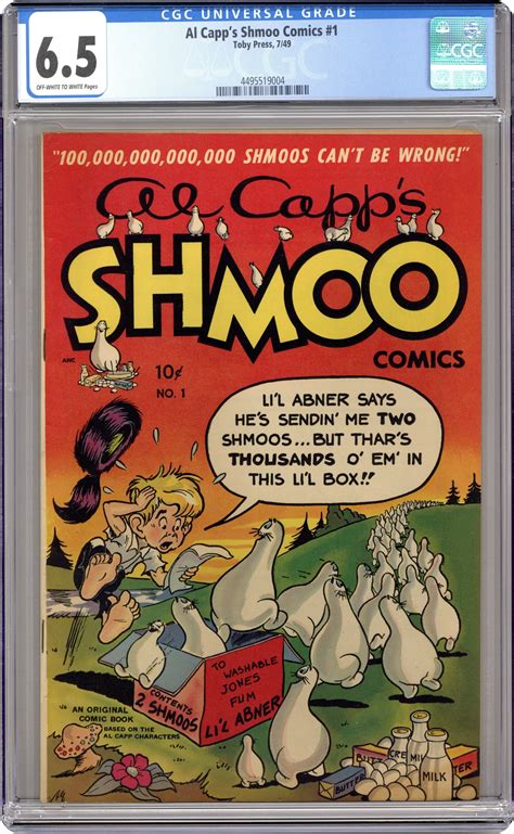 Al Capps Shmoo 1949 Comic Books Graded By Cgc