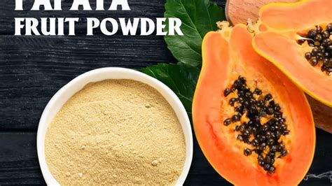 Dried Papaya Powder Uses Benefits And Nutrition Vinayak
