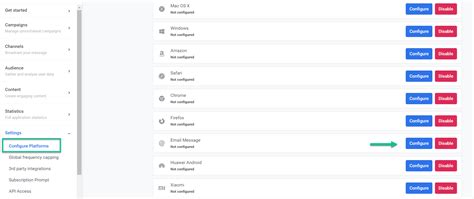 Email Platform Configuration Pushwoosh Documentation