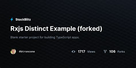 rxjs distinct example forked stackblitz