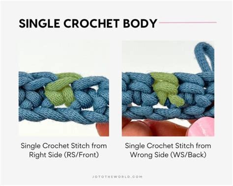 How To Single Crochet Sc Step By Step With Photos And Videos Jo To