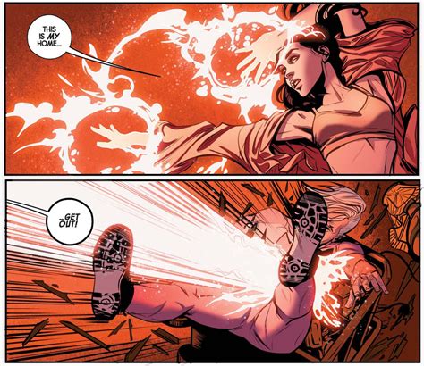 Scarlet Witch Comic Thomas Wayne Mutant Powers Marvel Comics