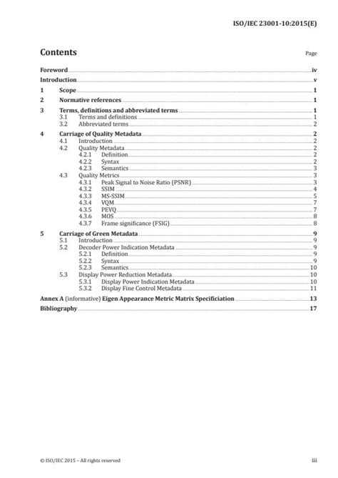 ISO IEC 23001 10 2015 Information Technology MPEG Systems Technologies Part 10 Carriage Of