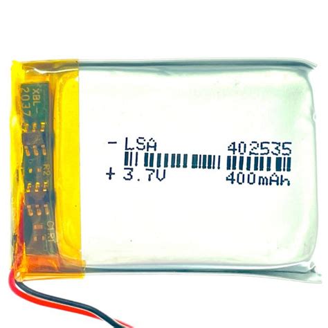 Аккумулятор (батарея) 402535 400mah 3,7v (35х25х4 мм) - купить с ...