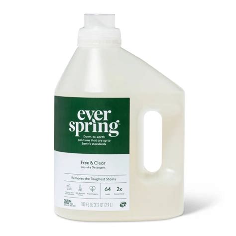 Free And Clear Liquid Laundry Detergent 100 Fl Oz Everspring™ Target