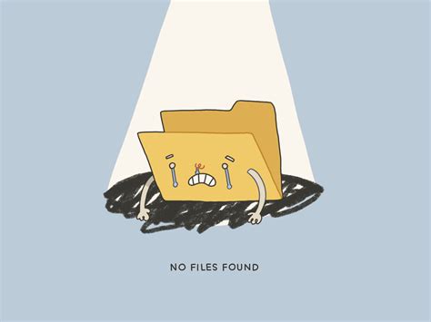 No Files Found By Sirena Myint On Dribbble