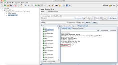 Jmeter Chooserandom In Function Helper Doesnt Work Stack Overflow