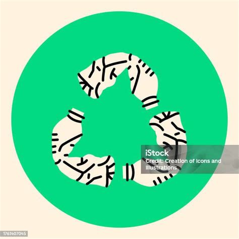 재활용 기호는 사용 된 플라스틱 병으로 만든 검은 선 아이콘입니다 웹 페이지용 픽토그램 0명에 대한 스톡 벡터 아트 및 기타 이미지 0명 감소 건강한 생활방식