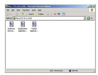 Creating And Configuring FTP Server Assignment Point
