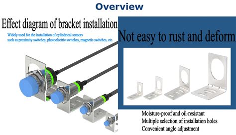 Probots M30 L Type Proximity Switch Sensor Metal Bracket Holder