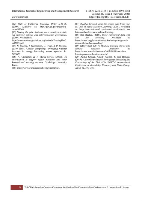 An Investigation Of Weather Forecasting Using Machine Learning Techniques Pdf