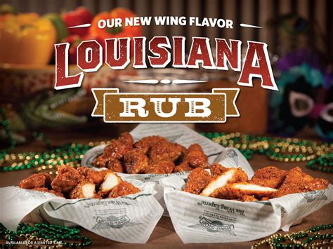 Wingstop Introduces 10th Flavor Louisiana Rub