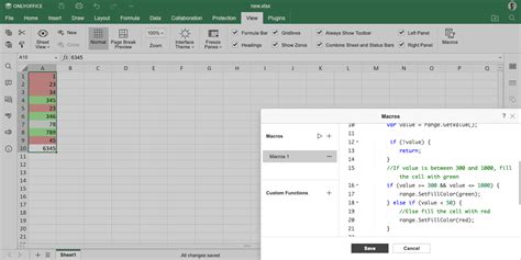 Conditional Formatting Rules Onlyoffice