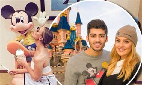 Perrie Edwards Puckers Up To Mickey Mouse Following Split From Zayn