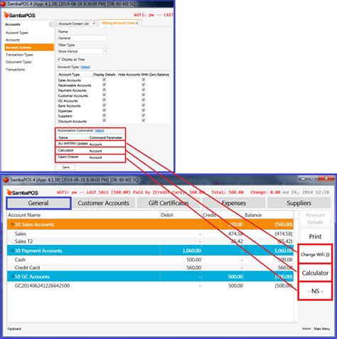 trying to add automation commands to account screen v4 question