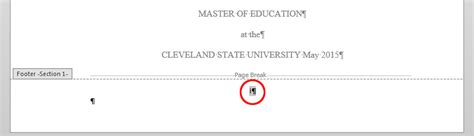 How To Make Page Numbers Continue Through Section Breaks Prendergast Goicst