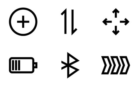 User Interface Icon Pack Black Outline 98 Svg Icons