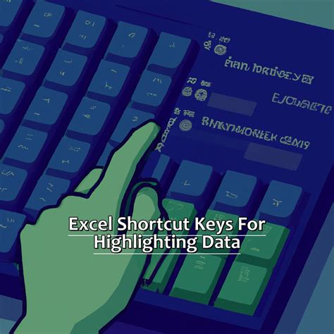 The Shortcut Key To Highlighting Data In Excel Manycoders