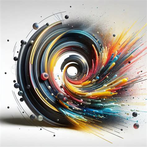 A Visually Striking Vinyl That Combines Abstract Elements And D Stock Illustration