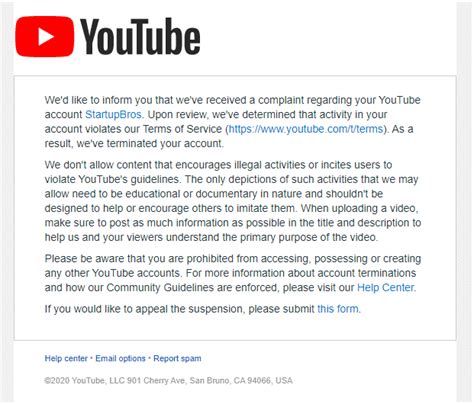YouTube Channel Terminated? Here’s How to Get Reinstated…