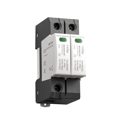 2 Phase Panel Surge Protector Surge Diverter Dc Type2 500v Mday Zhejiang New Energy Co Ltd