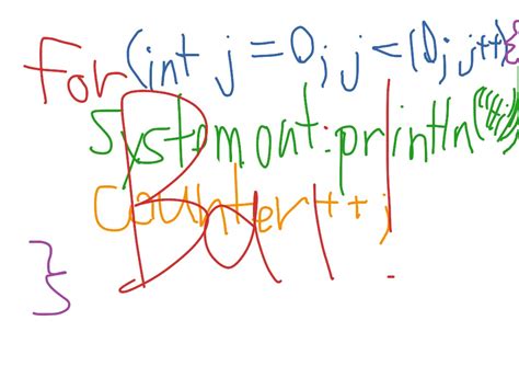 Java For Loop Computer Science Showme