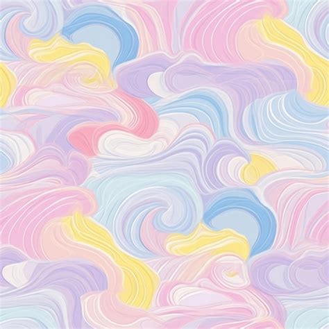 Premium Ai Image A Close Up Of A Colorful Background With Swirls And Waves Generative Ai