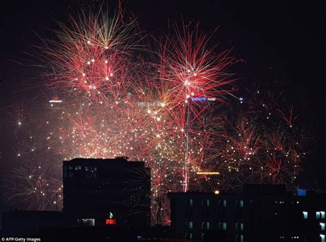 Fireworks From Space Station