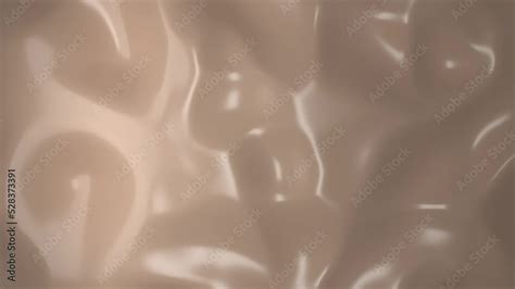 Nude Foundation Liquid Material Waves Background Skin Color Abstract Smooth Shiny Texture For