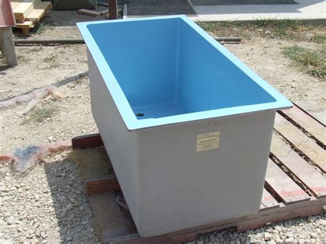 119 Gal Rectangular Fiberglass Tank Hydro Composites Llc