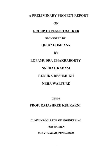 Daily Expense Tracker Pptx