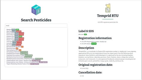 New Advanced Epa Pesticide Search Platform Launched Pest Control