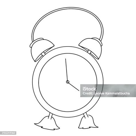 알람 시계의 연속 선 그리기 벡터 일러스트 레이 션입니다 0명에 대한 스톡 벡터 아트 및 기타 이미지 0명 개념 개념과 주제 Istock
