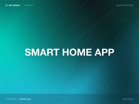 Smart Home Appkerwincao 站酷zcool