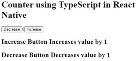 React Native Typescript Working Examples Of React Native Typescript