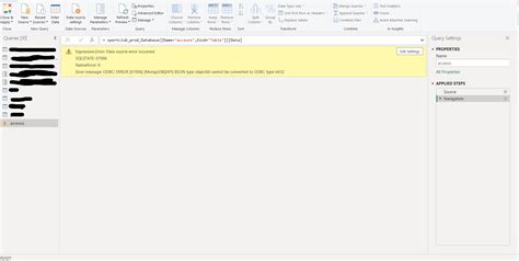 error message odbc error [07006] [mongodb][api] microsoft