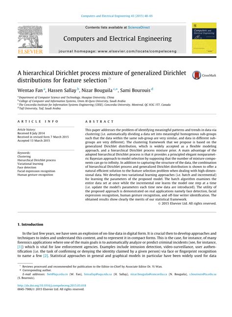 pdf a hierarchical dirichlet process mixture of generalized dirichlet