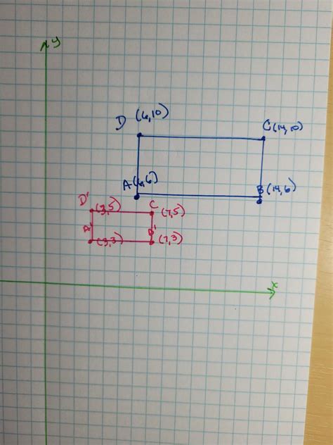 Use The Graph To Answer The Question Graph Of A Polygon Abcd With