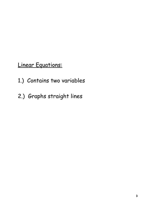 Day Graphing Linear Equations PDF Physics Science