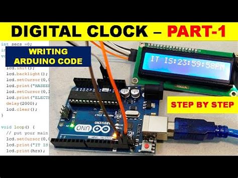707 Simple Digital Clock Using Arduino Arduino Clock Code Part 1