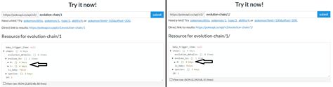 different json response for the same evolution chain request · issue
