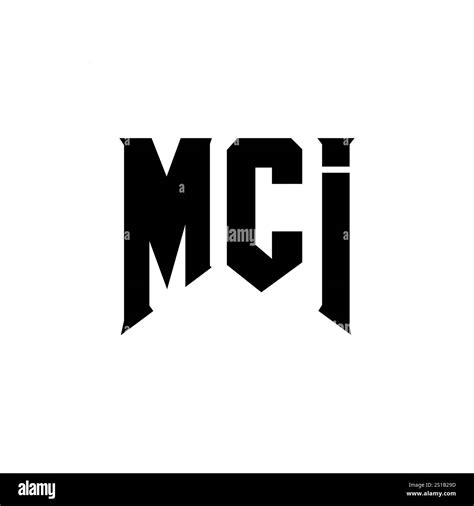 Mci Letter Logo Design For Technology Company Mci Logo Design Black And White Color Combination